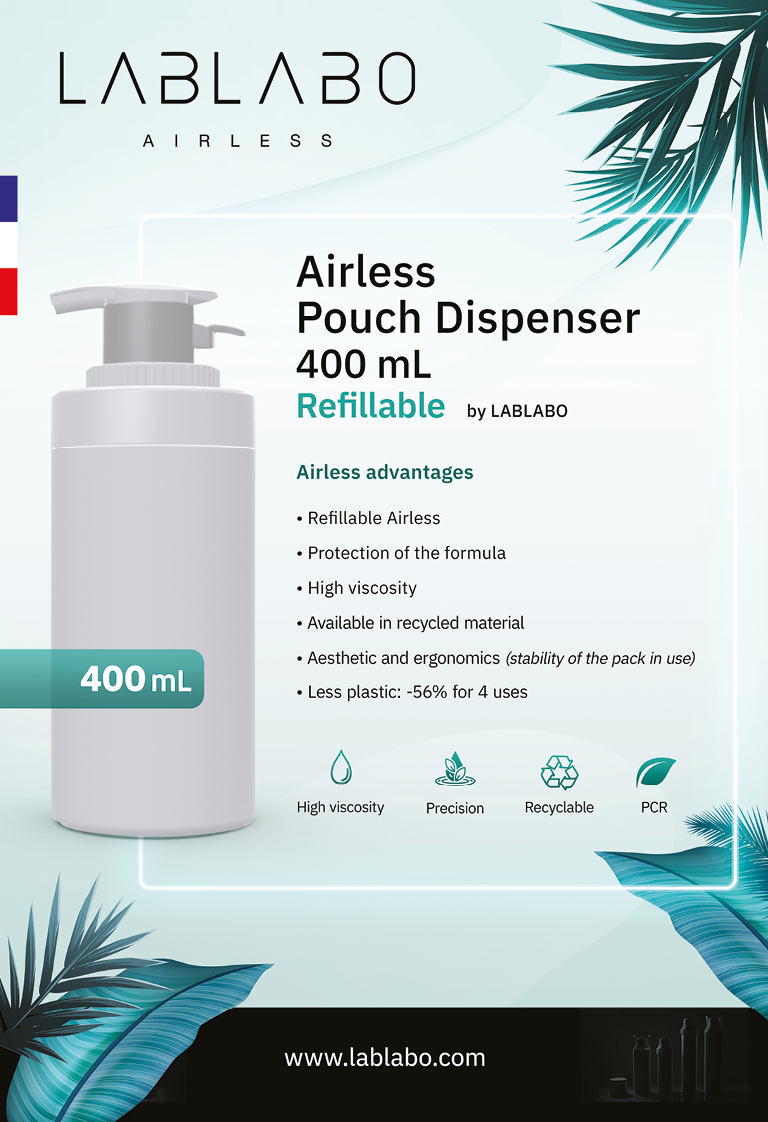 Select 400ml - Lablabo - Airless Pouch dispenser